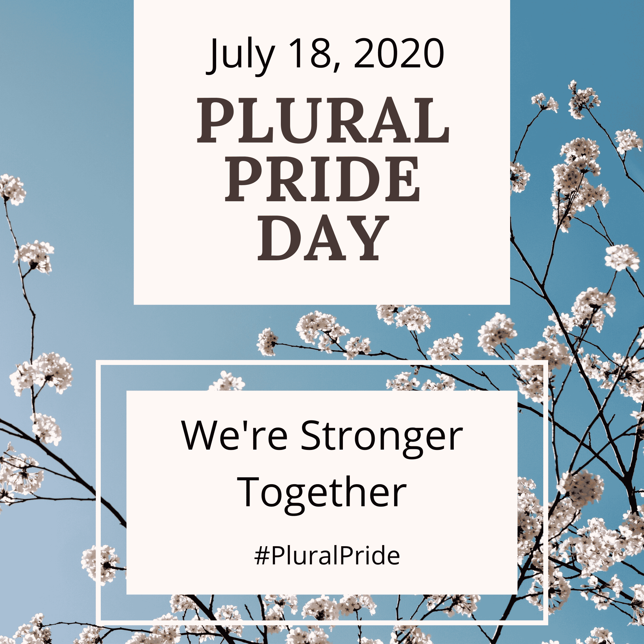 10 things to do on Plural Pride