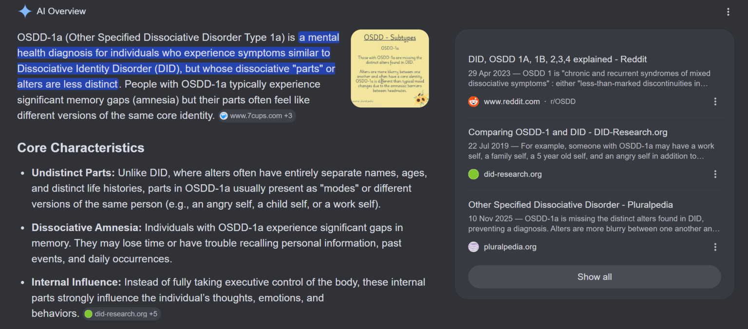 All about OSDD types - an explanation about OSDD-1A & OSDD-1B